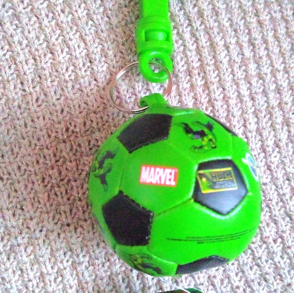 Marvel | Accessories | The Incredible Hulk Soccer Ball Clip On | Poshmark